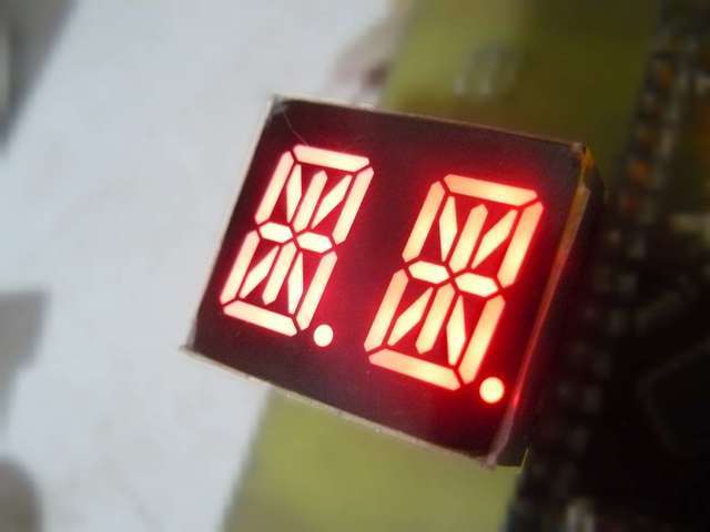 2 Digit 14 Segment Display with Decimals - Buy Online From Christchurch ...