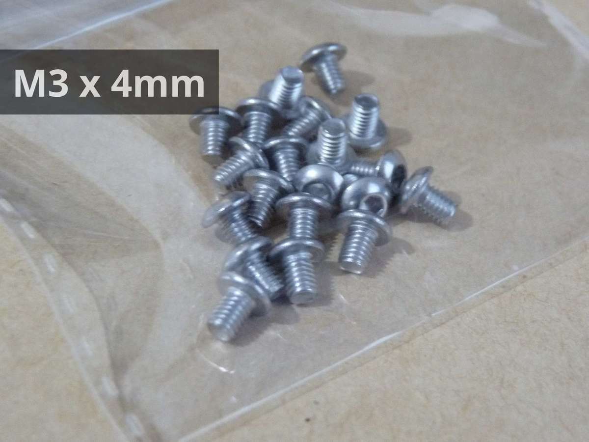 M3 Button Head Screws 20pcs - You Choose Length - Buy Online From ...