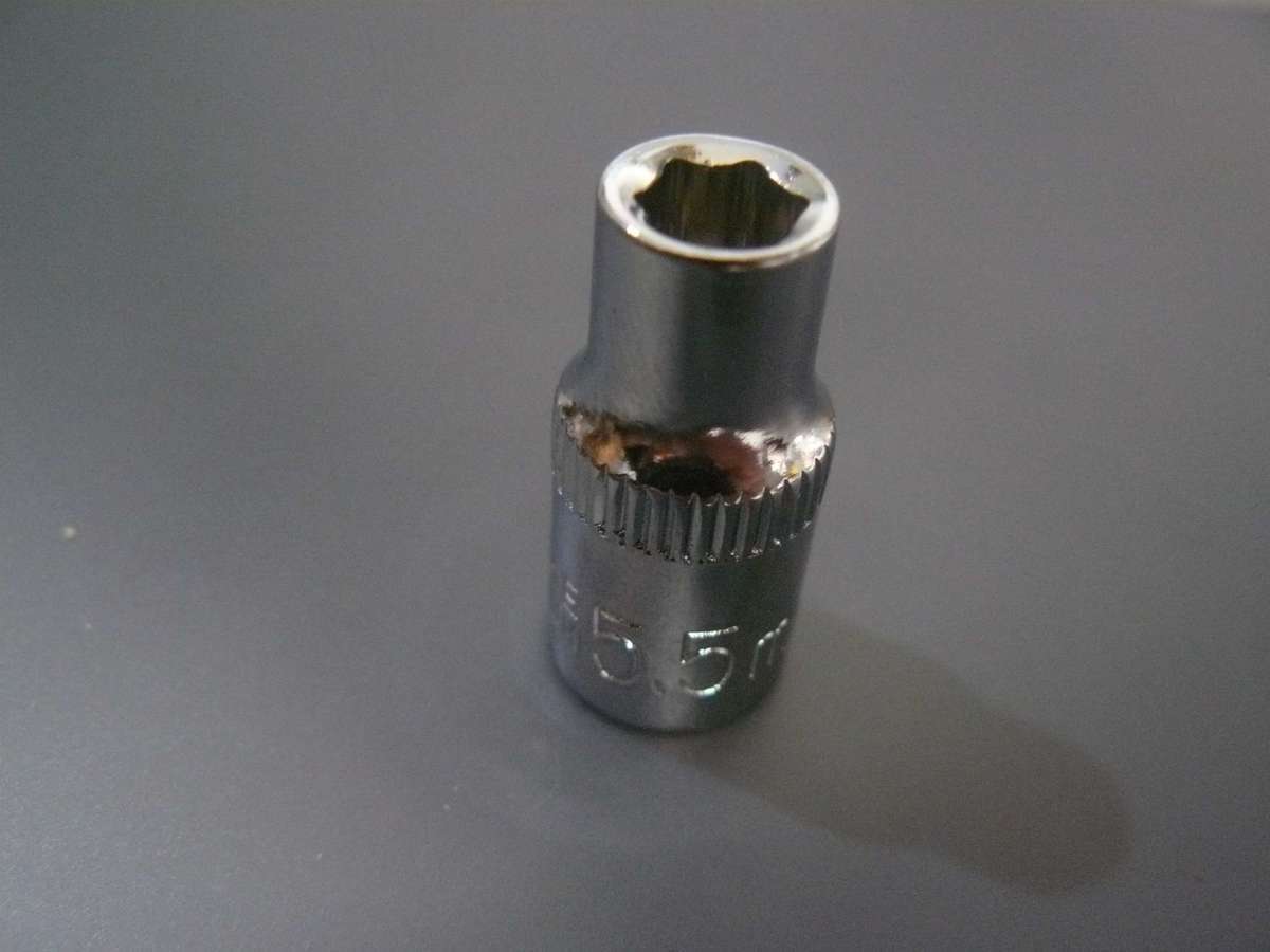 5.5mm Socket 1/4" Hex 6 Point suits M3 nut/bolt - Buy Online From ...