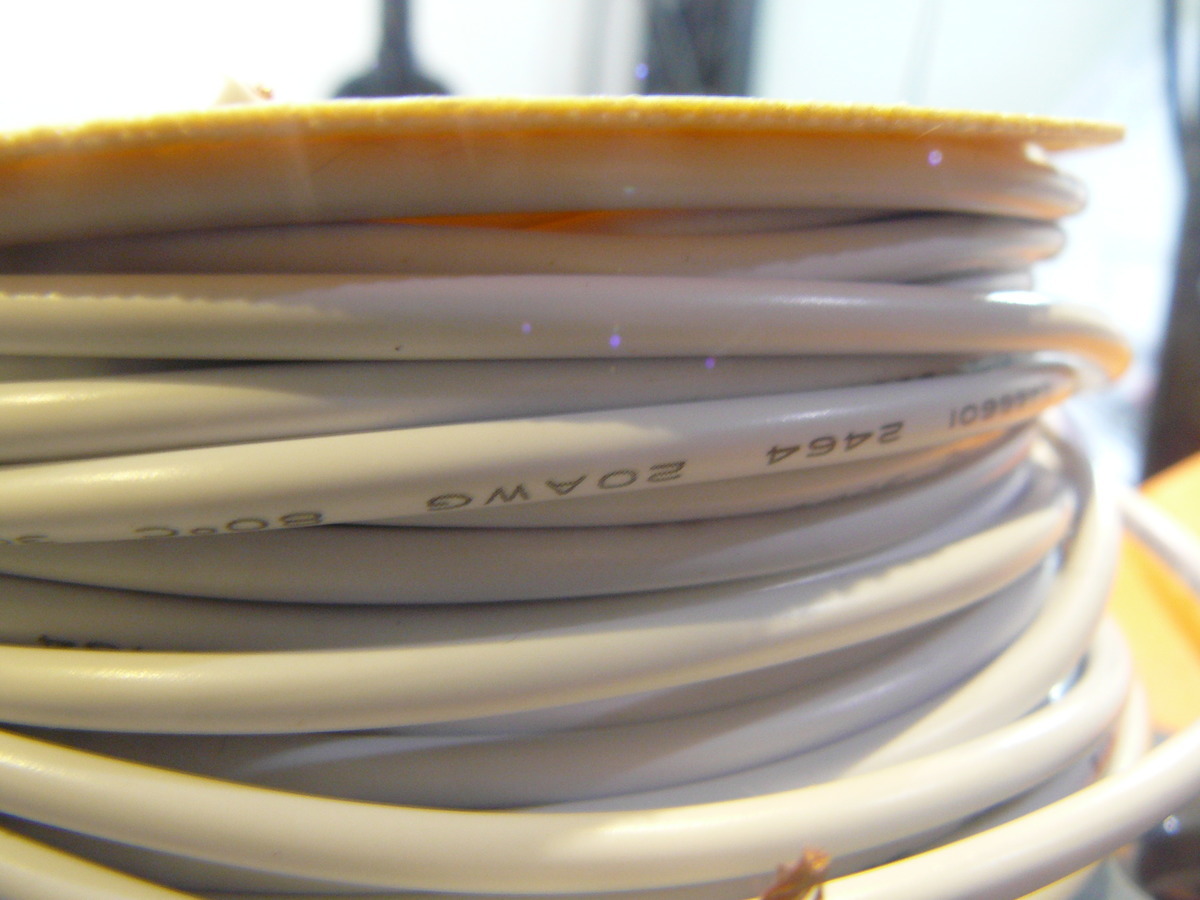 Buy this Twin Core Wire Double Insulated Cable 20AWG Per 50cm at our 20 ...